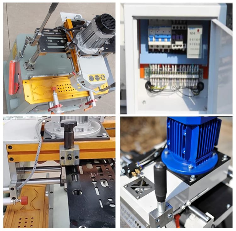 Aluminium PVC Windows and Doors Window Copying Routing Milling Machine ...
