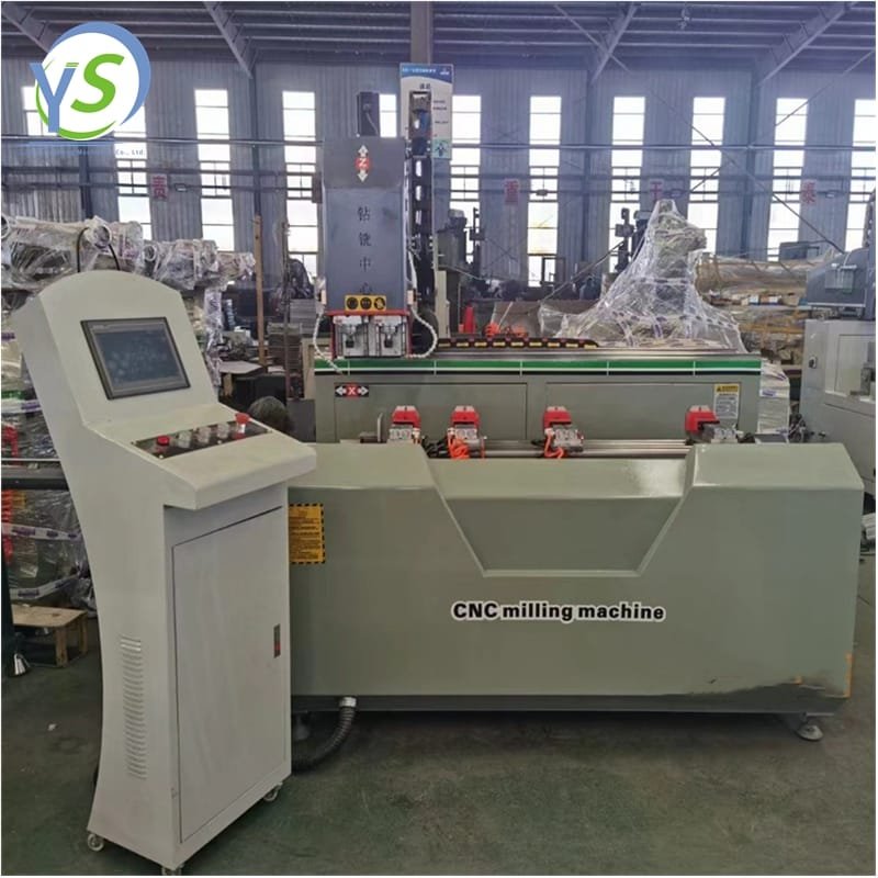 Good Price CNC Two Spindle Fully Automatic Aluminium Window Drilling ...
