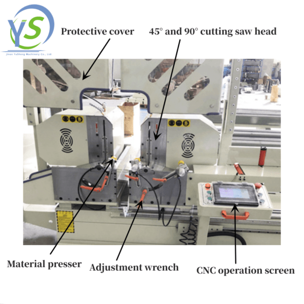 Aluminum Cutting Machine for Window Frame Cutting - YuSheng Machinery ...